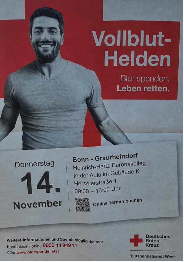 Blut spenden. Leben retten. SV organisiert Blutspende | heinrich-hertz ... Blut spenden. Leben retten. SV organisiert Blutspende | heinrich-hertz ...